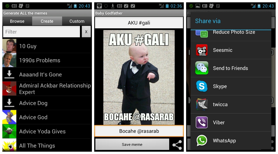 APLIKASI PEMBUAT MEME YANG HARUS KAMU COBA - bengkel samsung galaxy android